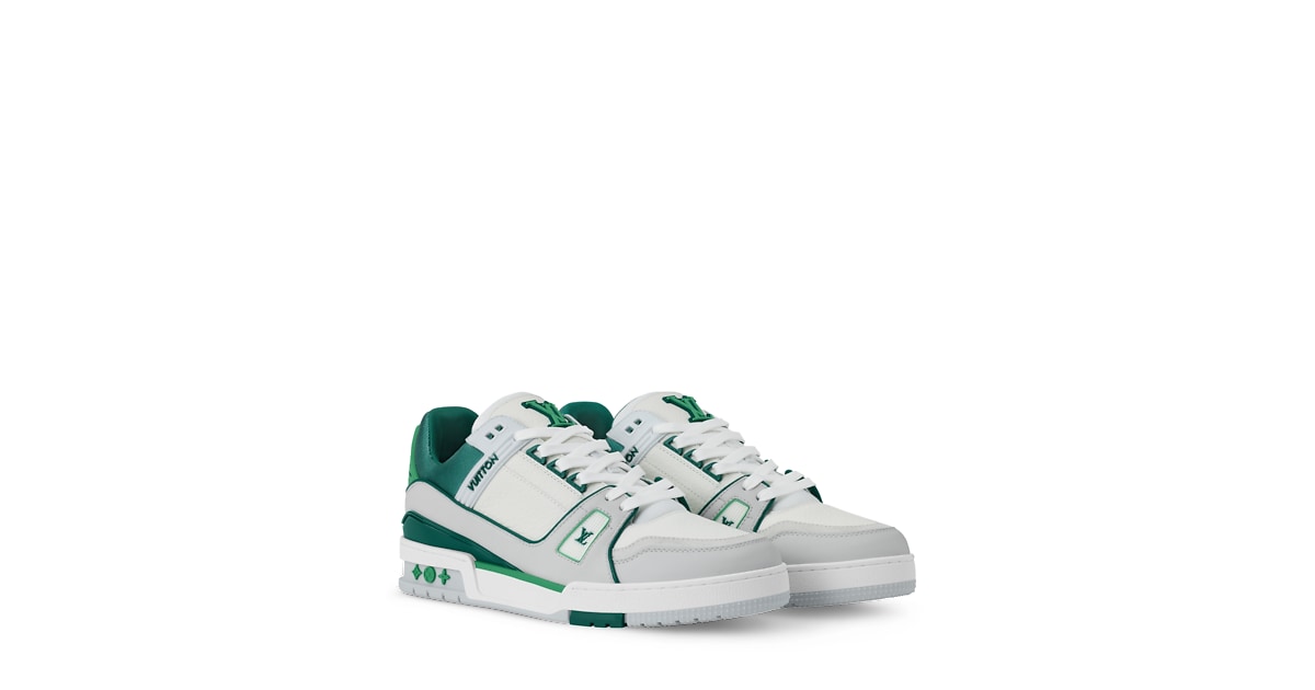 Giày Thể Thao LV Trainer Màu Xanh lá - Dành cho Nam | LOUIS VUITTON