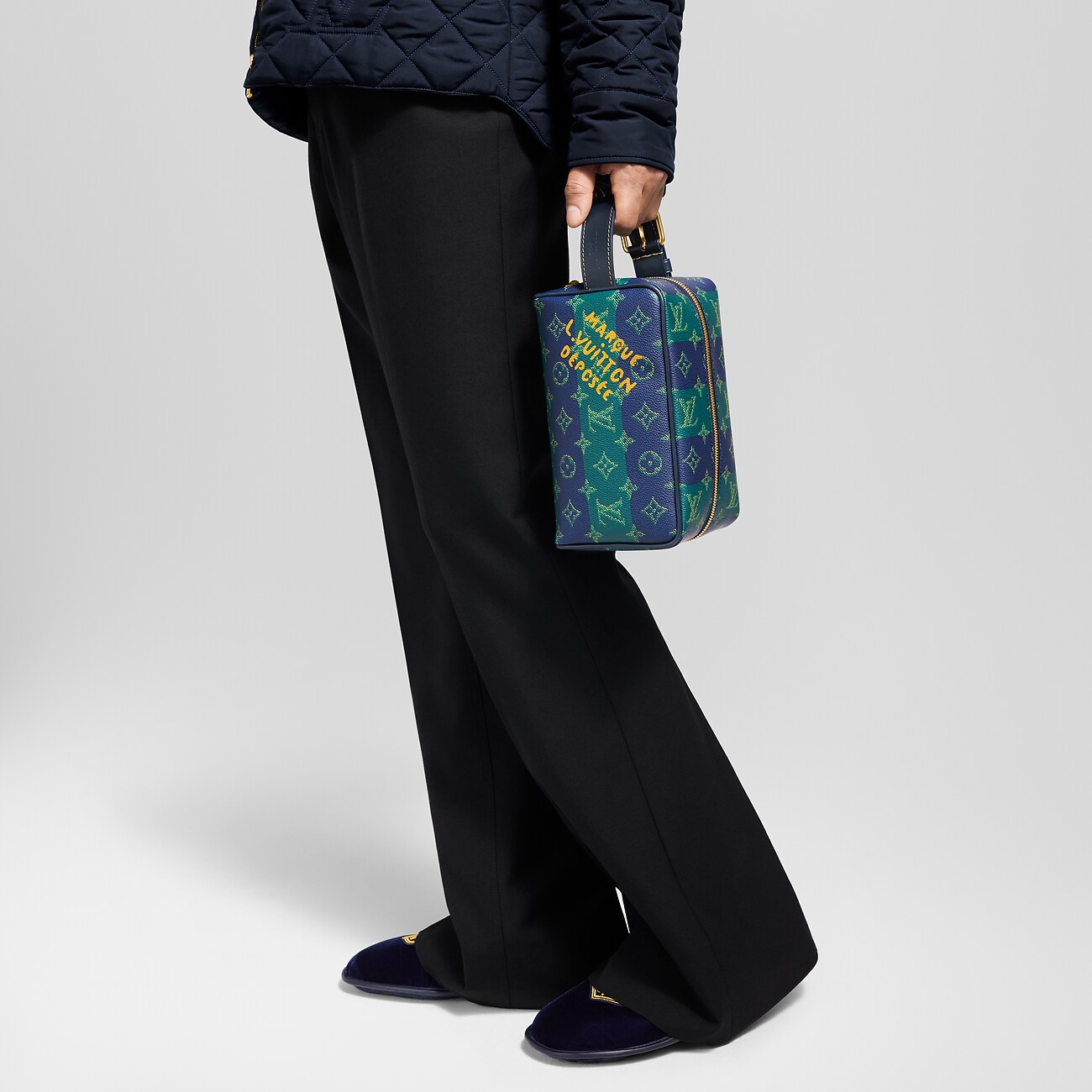 Túi Locker Dopp Kit G71 Màu Xanh lá - Du lịch | LOUIS VUITTON