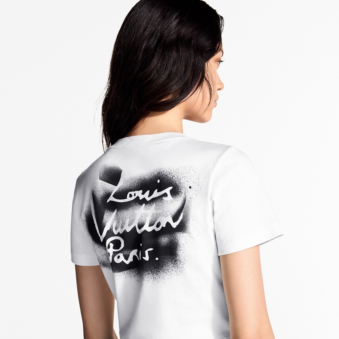 Áo Dáng Crop Top Màu Trắng - Trang phục | LOUIS VUITTON