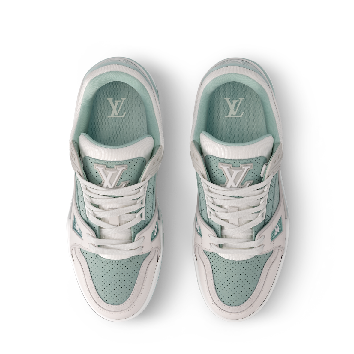 Giày Thể Thao LV Trainer Màu Xanh lá - Giày | LOUIS VUITTON